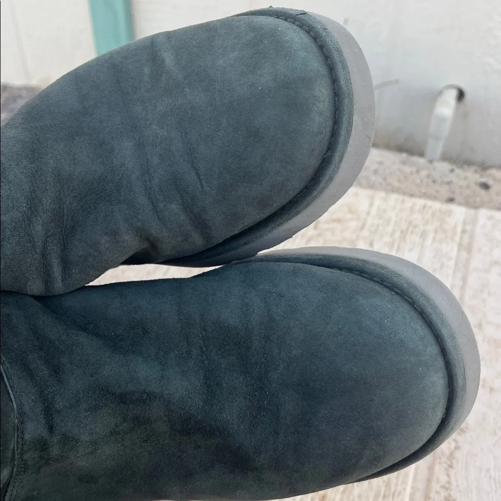 UGG | Shoes | Ugg Classic Mini Abree Suede Boots Grigio Slate ...